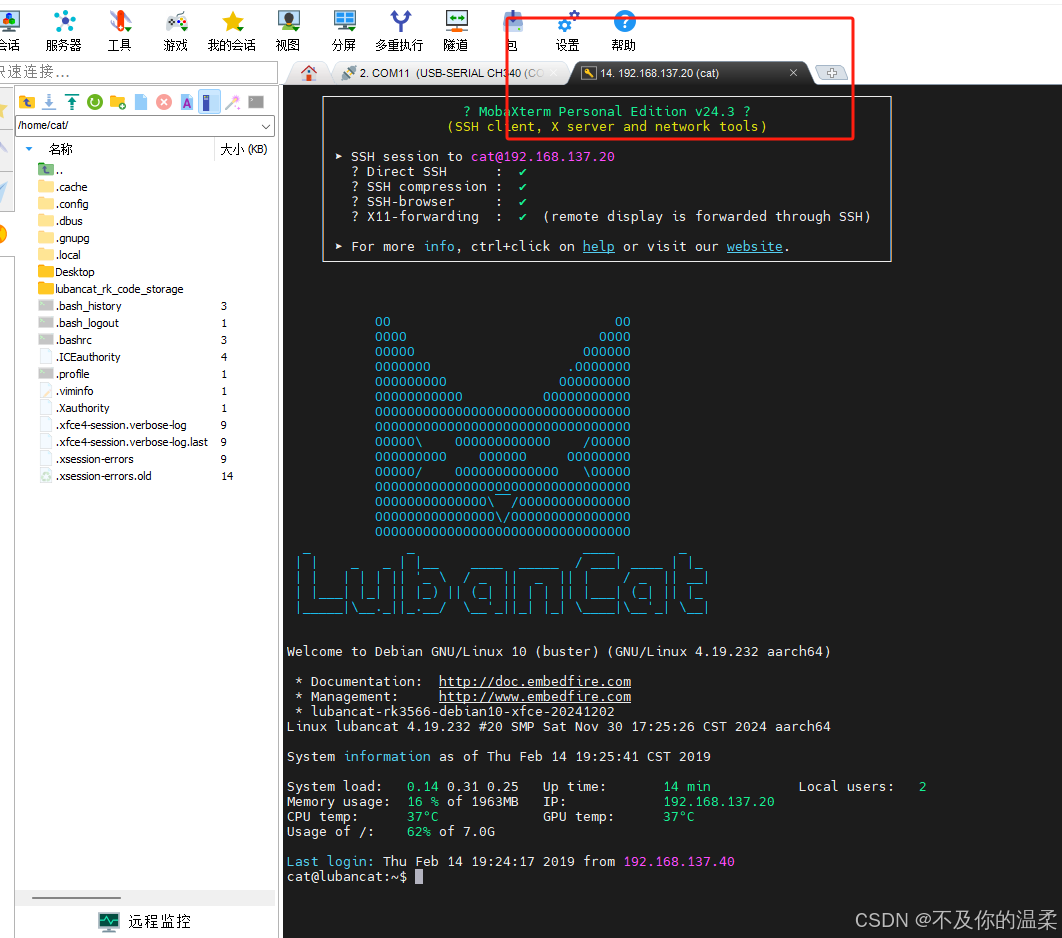 Linux-RK3566学习记录3-SSH终端调试_鲁班猫2静态ip设置-CSDN博客
