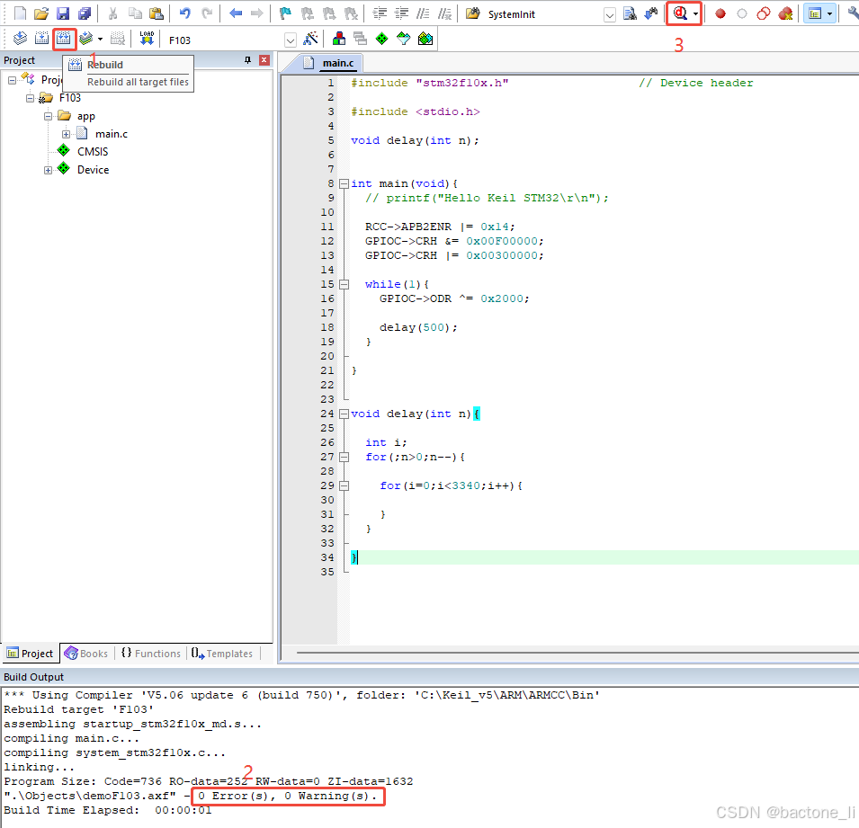 Keil中如何使用debug调试LED闪烁和输出字符串(无硬件)_keil 调试器 看字符串-CSDN博客
