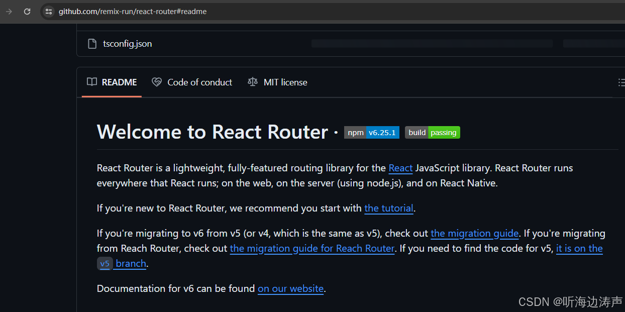 React：使用React Router简单示例_如何使用react router创建一个react应用-CSDN博客