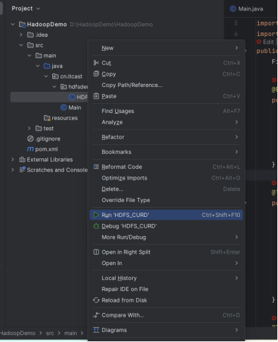 实验名称：使用JavaAPI操作HDFS-CSDN博客