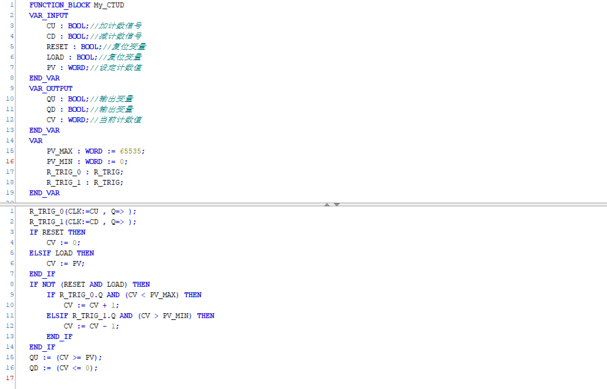 PLC边沿检测与计数器功能块详解_ctu功能块-CSDN博客