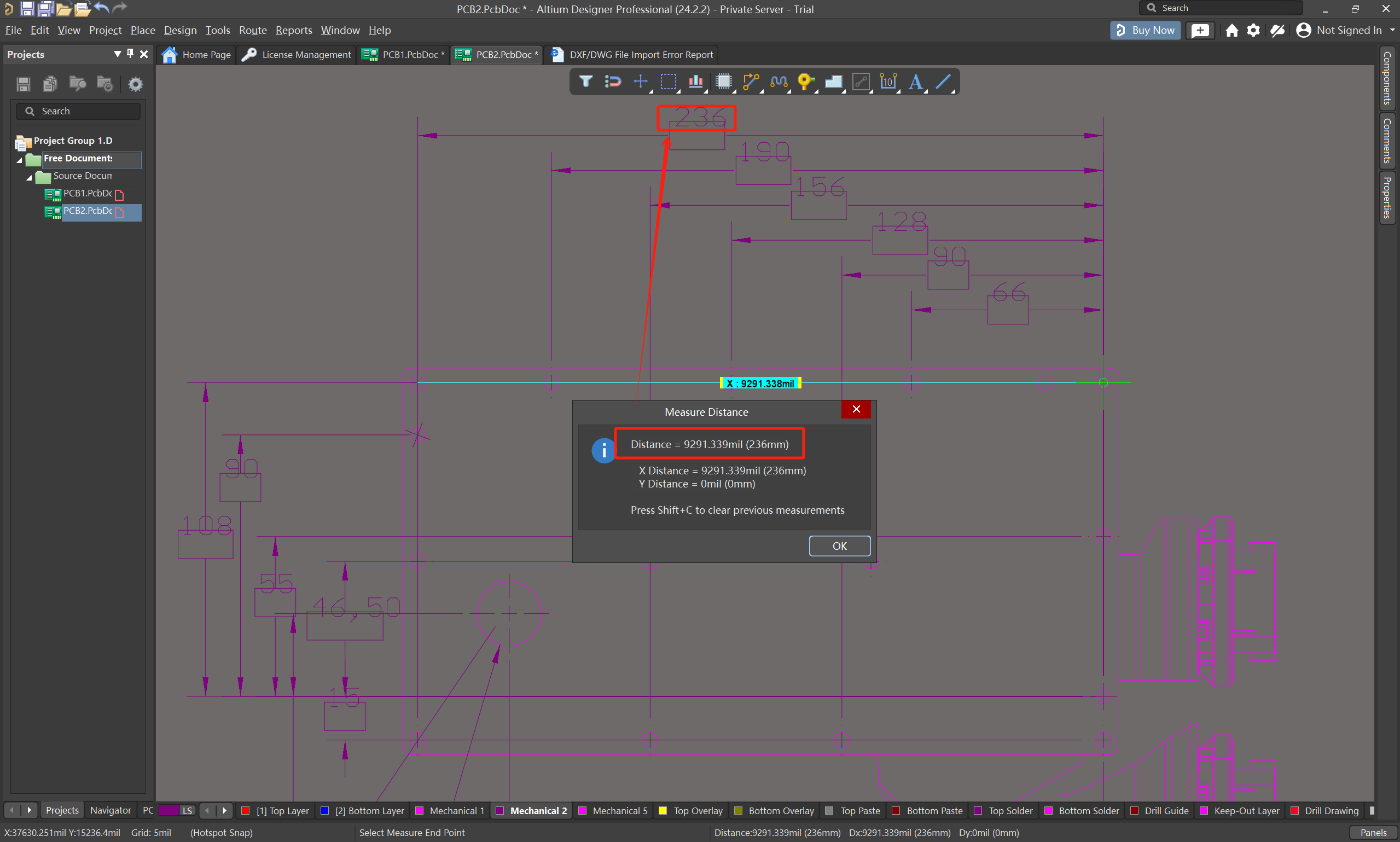 【Altium】AD-DXF文件标注尺寸和导入测量尺寸不一致（缩小一倍）_ad导入cad文件比例不对-CSDN博客