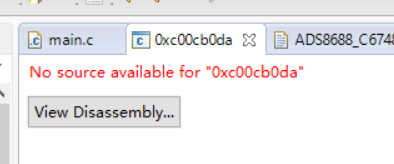 CCS debug时出现“no sourceXXXXXXXXX“_no source available for-CSDN博客