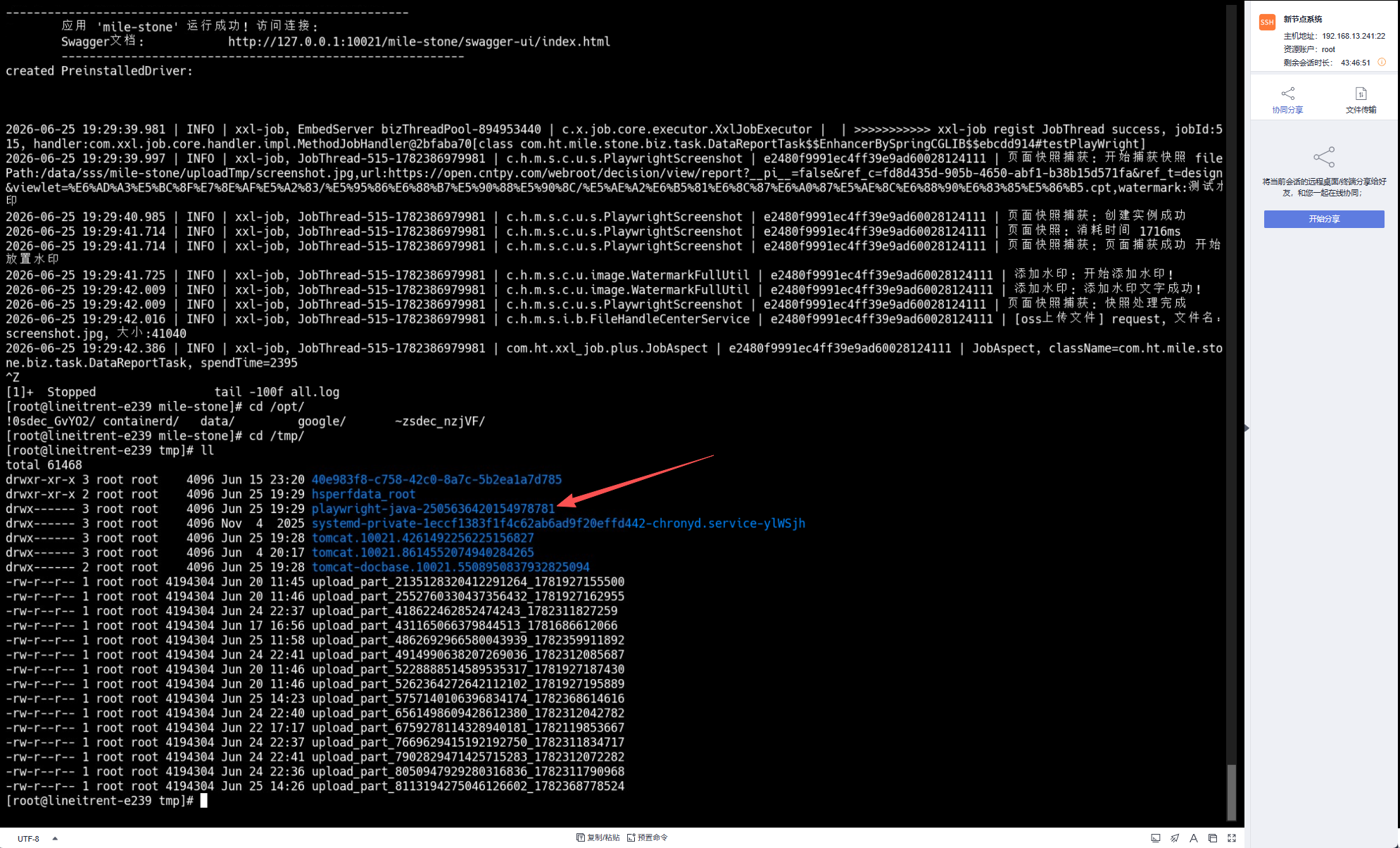 问题记录- playwright-java Cannot run program “/tmp/playwright-java ...