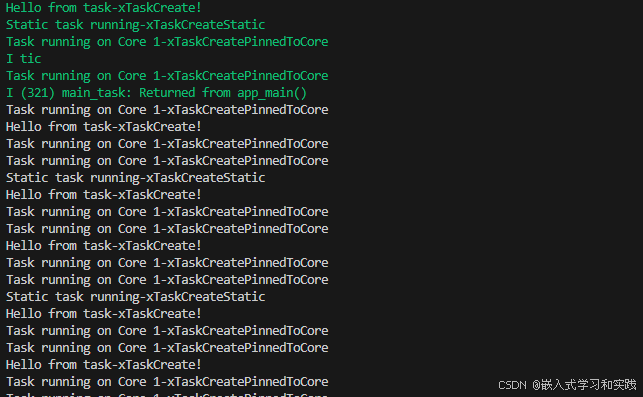 ESP32 的 ESP-IDF 框架中，任务（Task是基于 FreeRTOS 实现的）的几种创建方法_esp32 xtaskcreate-CSDN博客