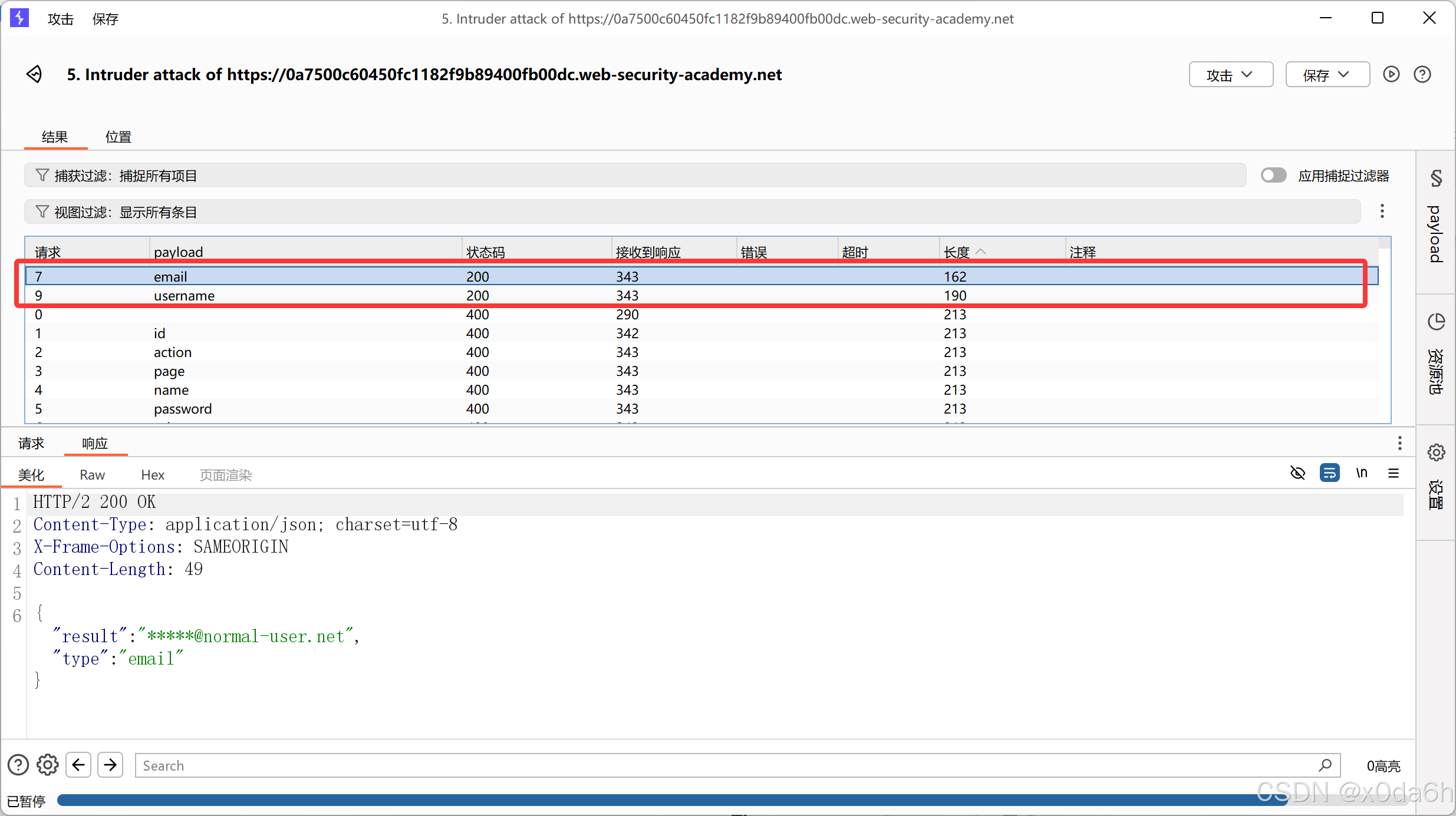 PortswiggerLab：Exploiting server-side parameter pollution in a query string_lab: exploiting ...