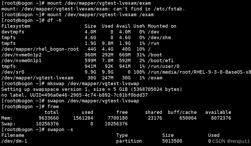 Linux添加sdb磁盘，逻辑卷管理，创建交换空间_添加 sdb-CSDN博客