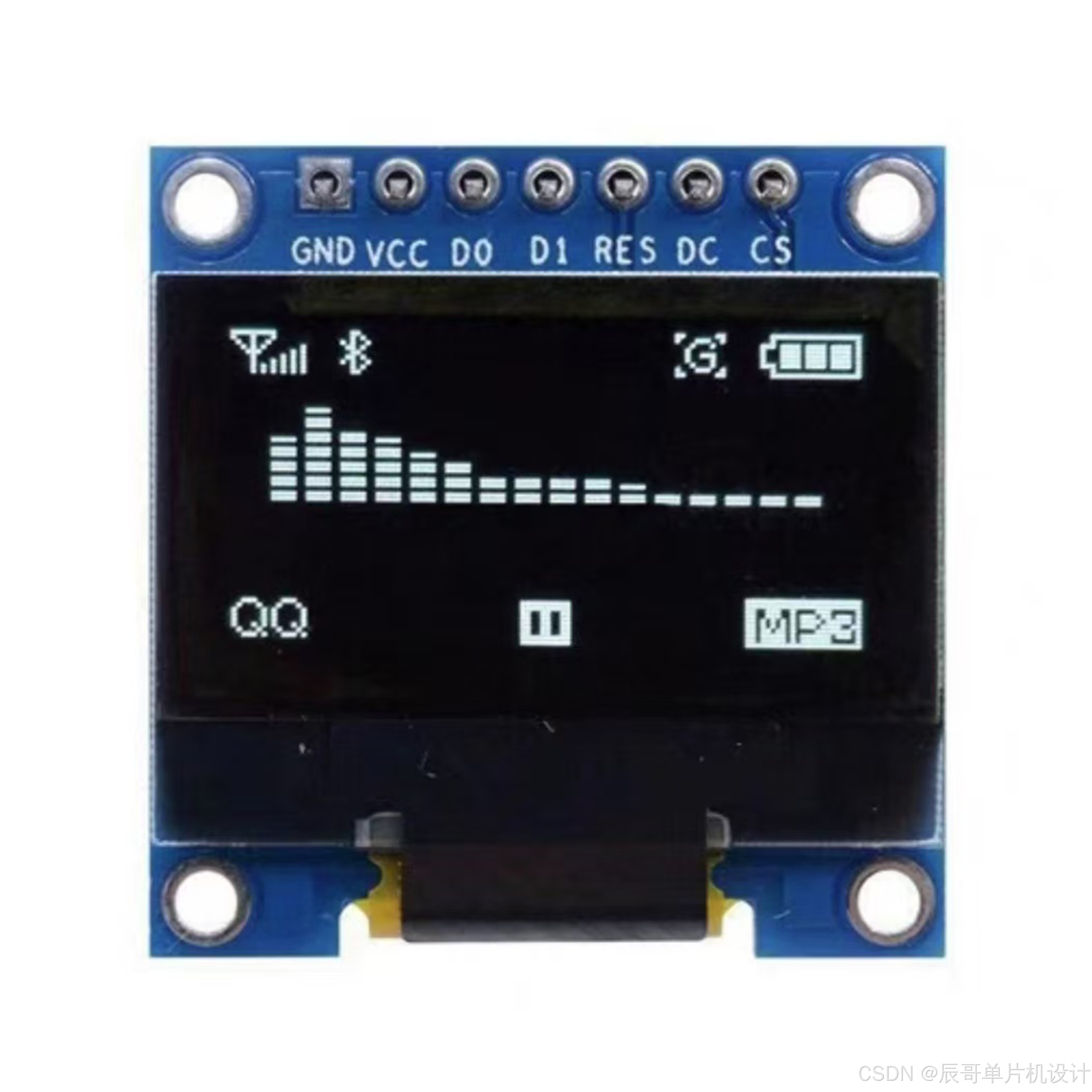 OLED显示屏（7针SPI协议 STM32）_7针oled-CSDN博客