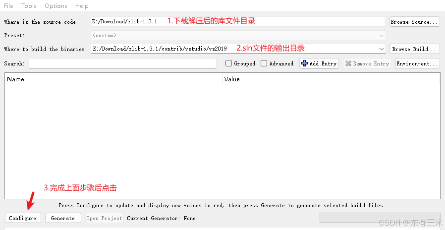 C++ zlib库 源码编译及使用（VS2019）_zlib源码-CSDN博客
