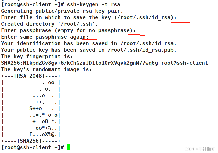 SSH-构建密钥对验证体系（详细操作步骤）_ssh-rsa-CSDN博客
