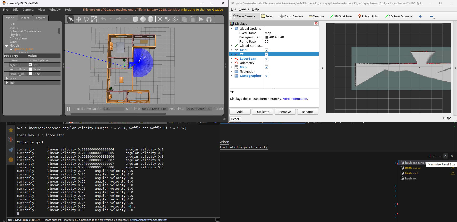 ros2 humble slam仿真环境搭建（turtlebot3 & Gazebo）_ros2 humble仿真-CSDN博客