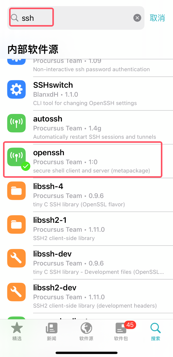 【iOS安全】OpenSSH安装和使用_ios9 插件openssh-CSDN博客