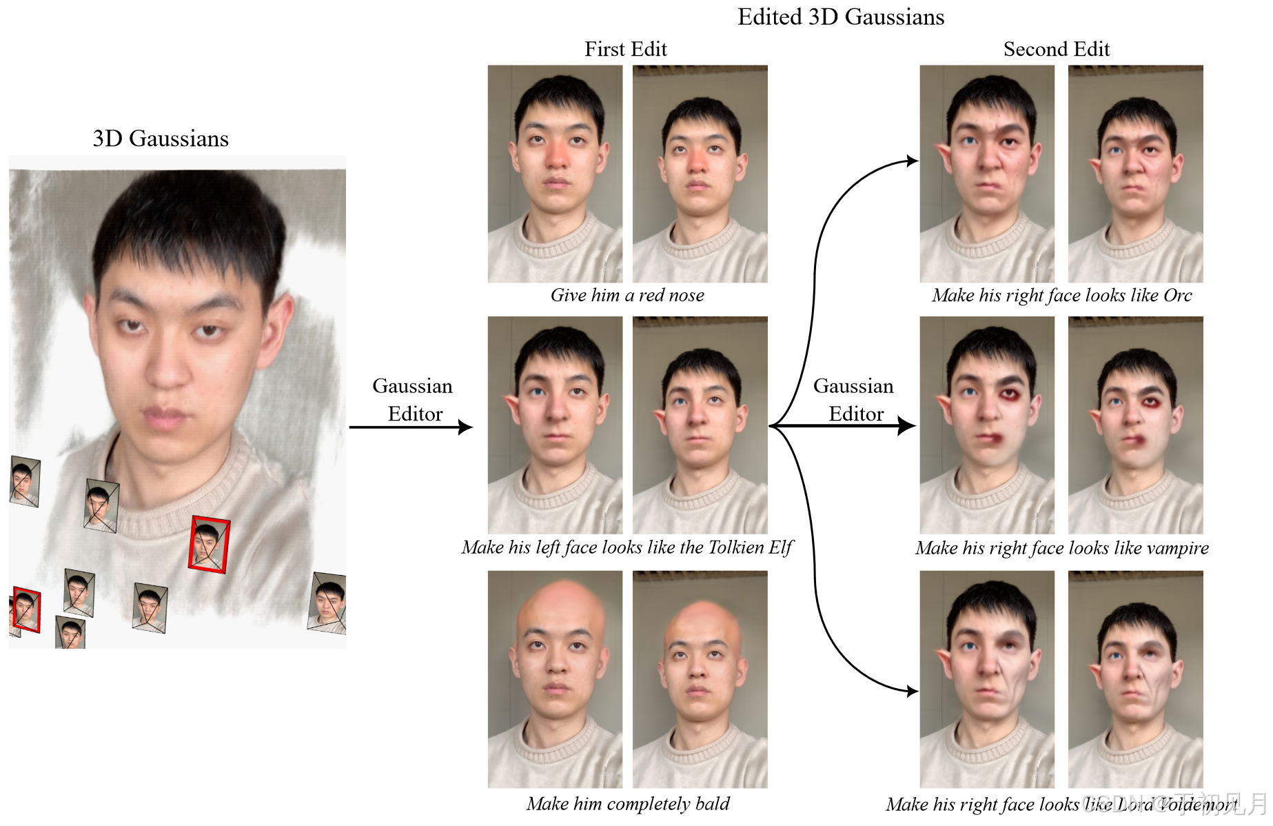 GaussianEditor: Editing 3D Gaussians Delicately with Text Instructions-CSDN博客