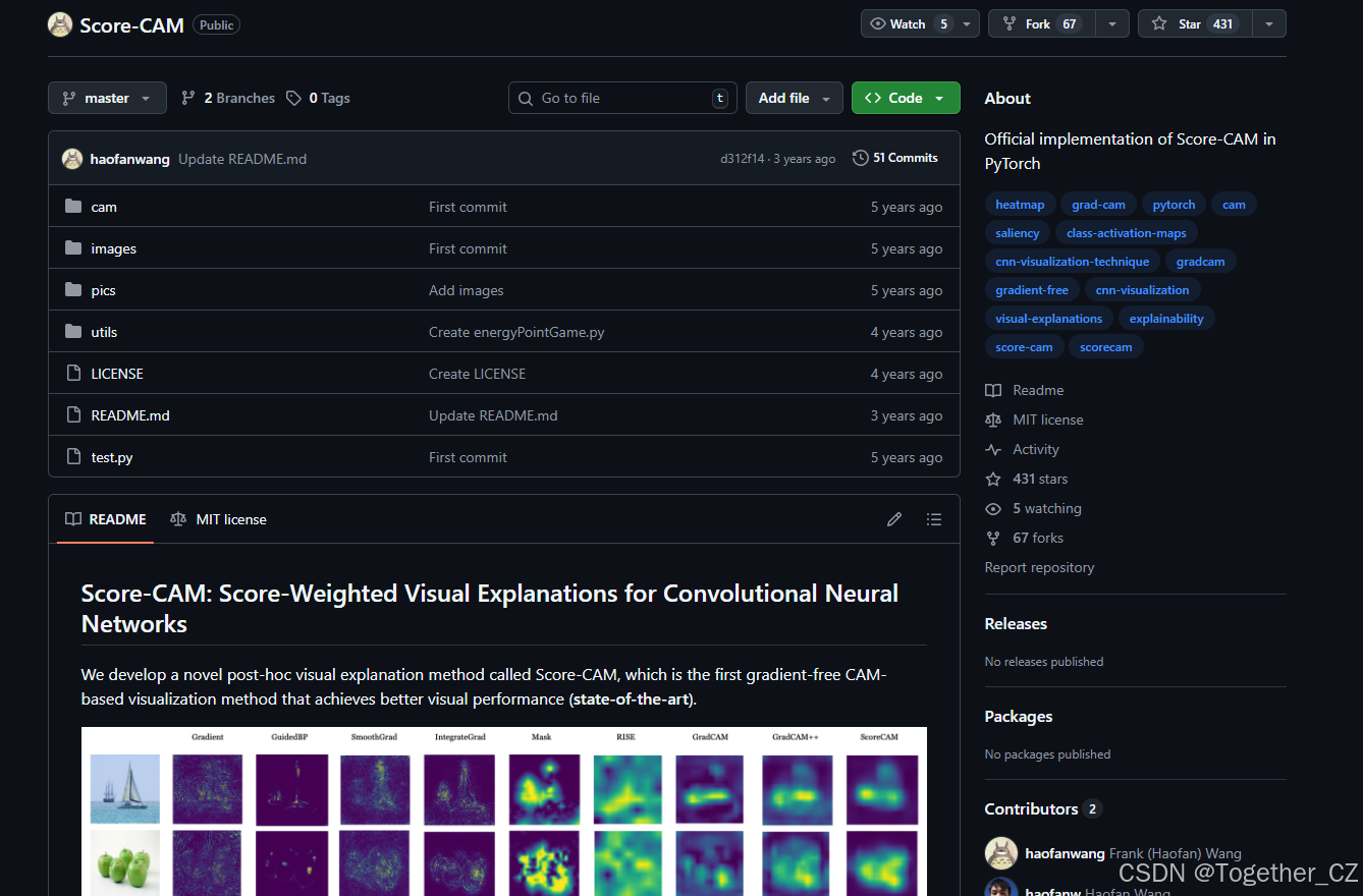 Score-CAM: Score-Weighted Visual Explanations for Convolutional Neural ...