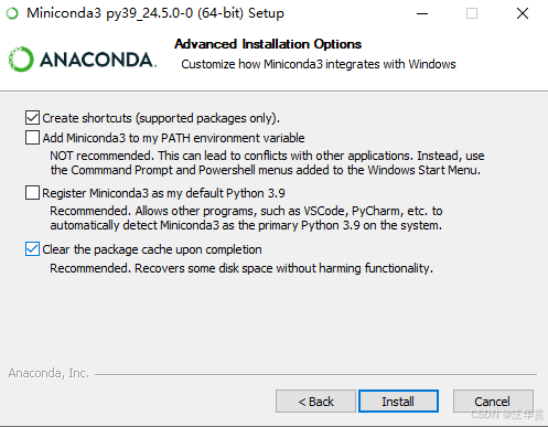 miniconda和pyCharm的安装使用-CSDN博客