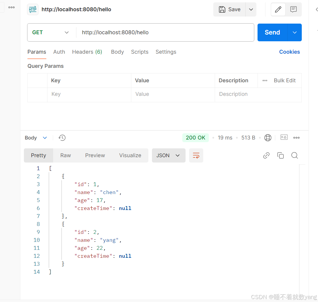 参考Spring 入门CURD 代码和Ruoyi-Vue Read代码， 对后端单表user 的CURD 功能代码和测试-CSDN博客