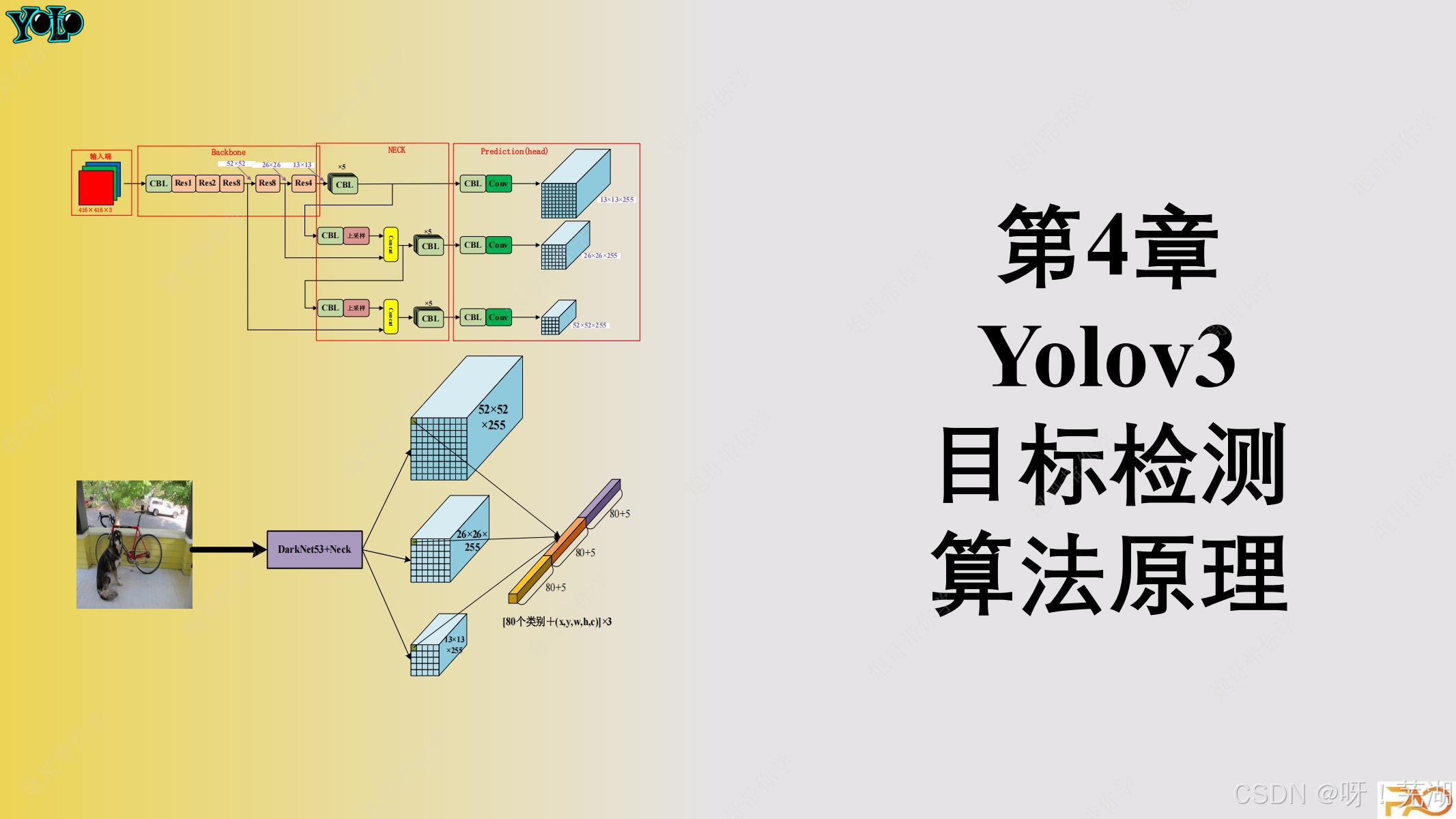 第4章 YOLOv3目标检测算法原理_yolov3 上采样-CSDN博客
