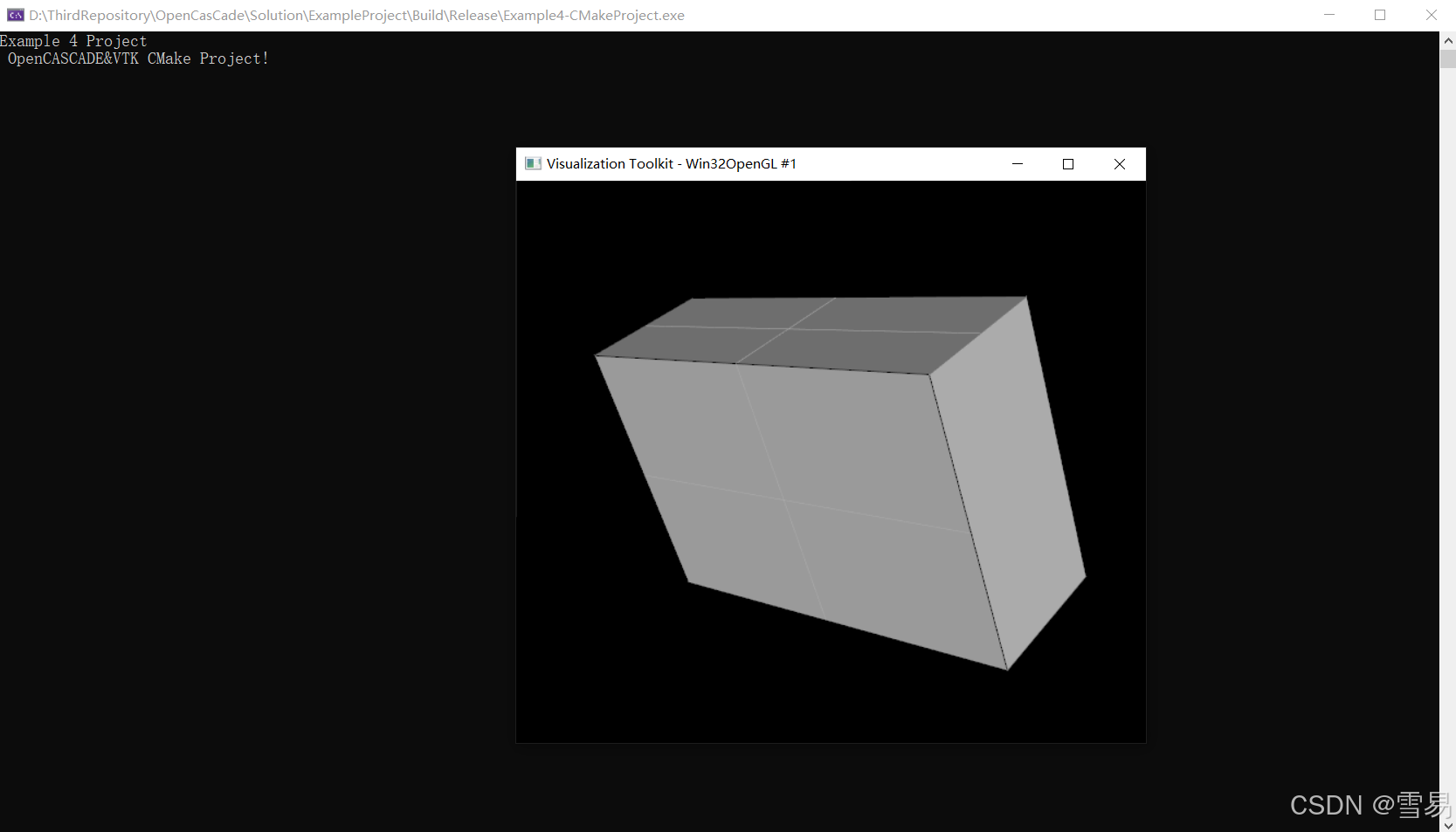 【OCCT】第4讲 OpenCasCade&VTK实现三维建模Demo-CMAKE_opencascade vtk-CSDN博客
