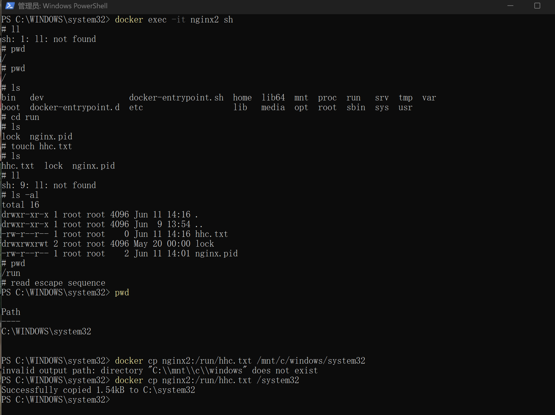在docker中启动多个nginx容器并使用不同端口，示例进入容器并结束nginx服务进程，复制配置文件到电脑上docker Nginx 多个端口 Csdn博客