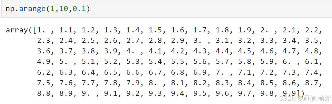 Python----Numpy简介_numpy arrange函数-CSDN博客