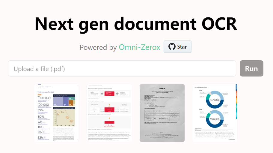 Zerox：gpt-4o-mini 加持的零配置高效 OCR 神器_人工智能_开源项目精选-讯飞AI开发者社区