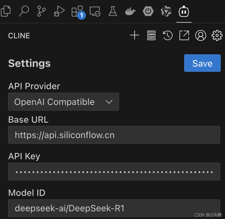 VSCode + Cline + 硅基流动 + DeepSeek_cline 硅基流动-CSDN博客