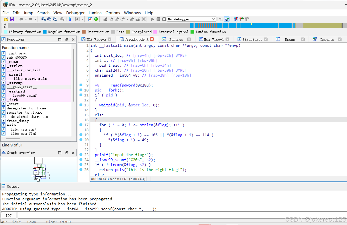 reverse——reverse 2 —— buuctf_buuctf reverse2-CSDN博客
