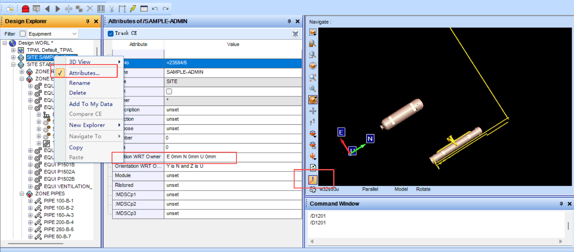 PDMS（PDMS Design 12.1.SP4）——软件登录与基本操作_pdms模块的切换方式-CSDN博客