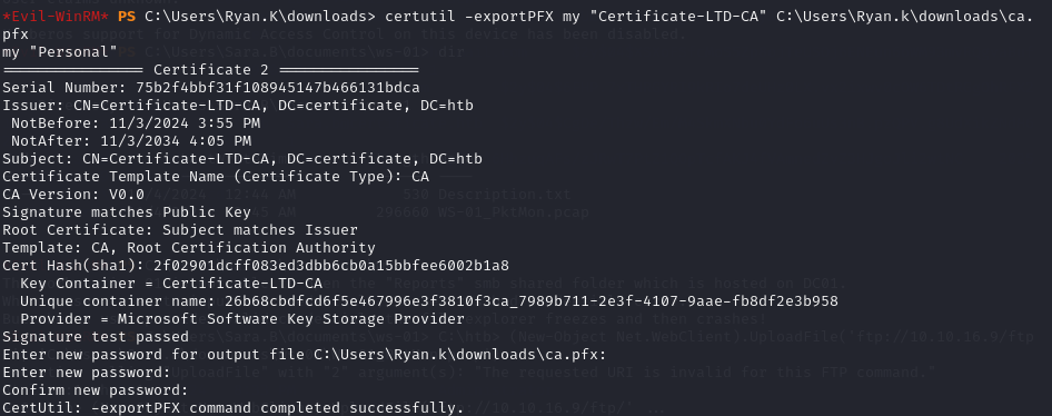 HTB 赛季8靶场 - Certificate_certificate.htb-CSDN博客