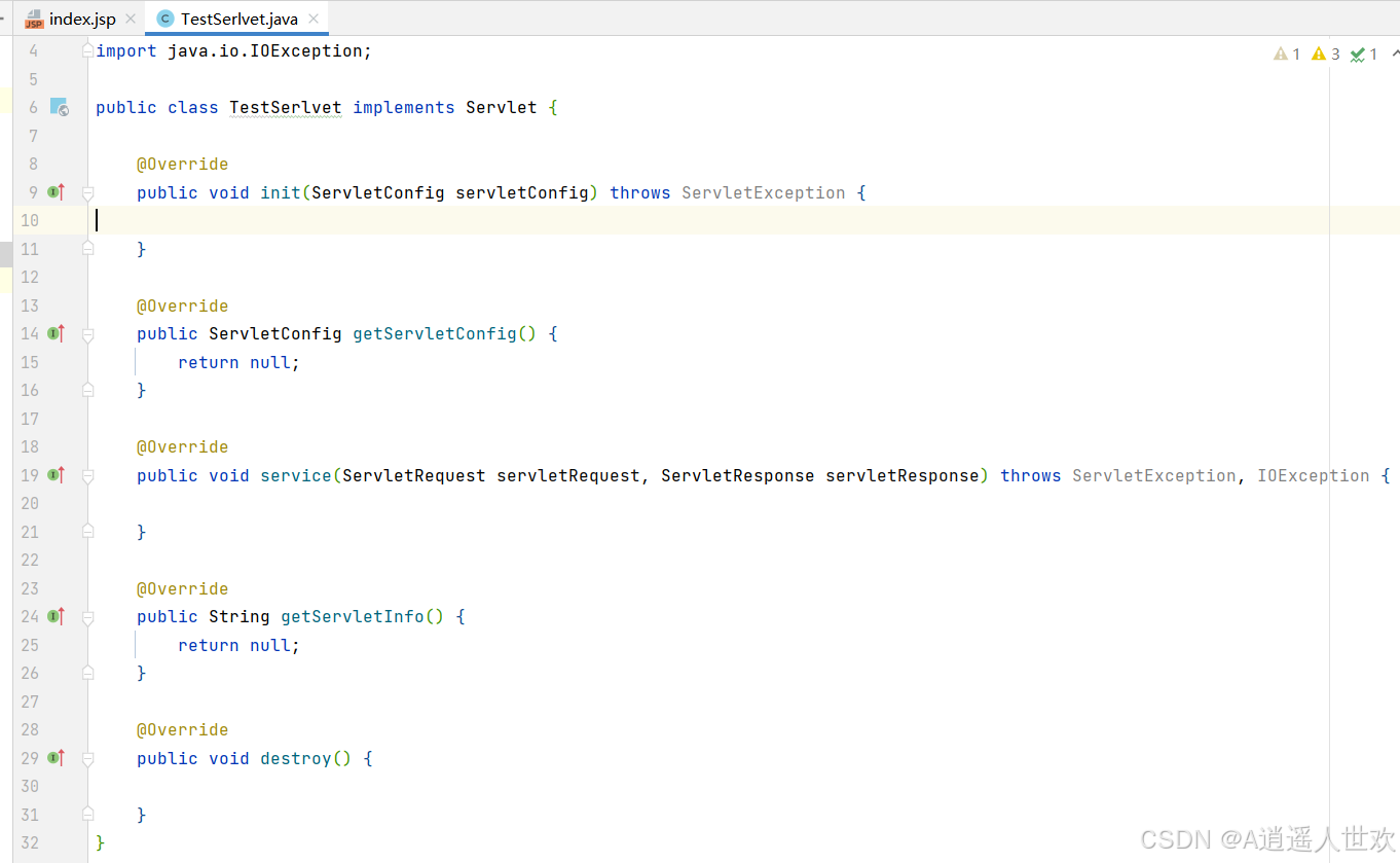 IDEA 使用 Servlet-CSDN博客