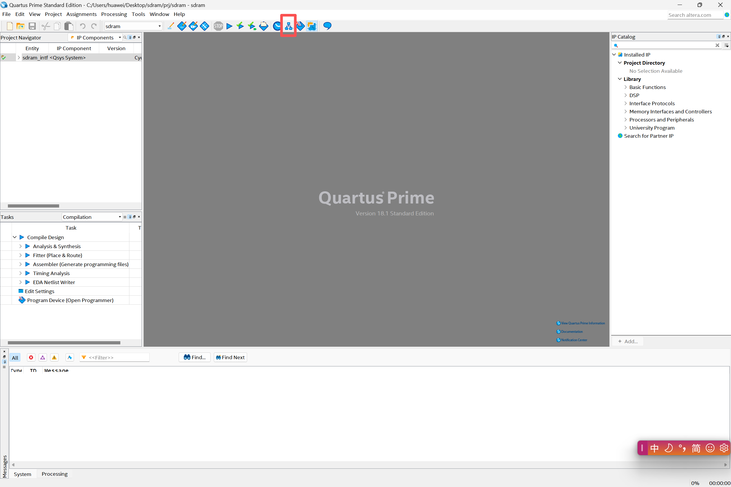FPGA学习笔记——调用SDR SDRAM IP核_sdram ipcore-CSDN博客