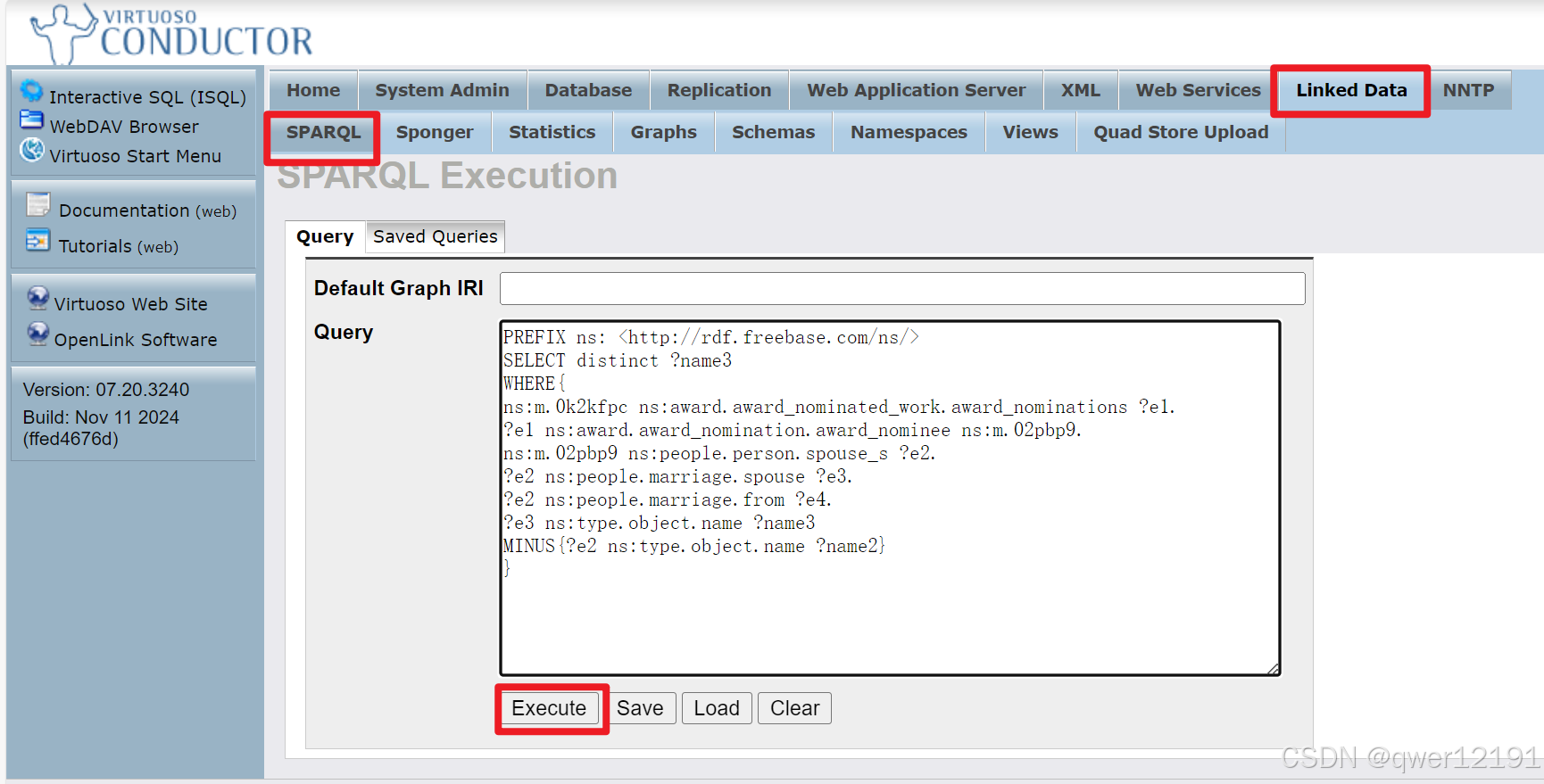 Freebase 知识图谱数据导入 Virtuoso 数据库-CSDN博客