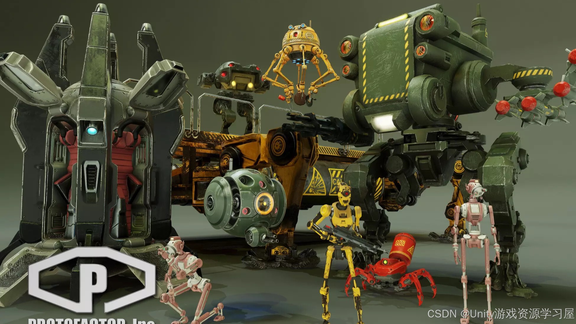 【Unity科幻机器人资源包】SCI FI ROBOTS PACK VOL 1_unity sci-fi robots wheeled 1.0-CSDN博客