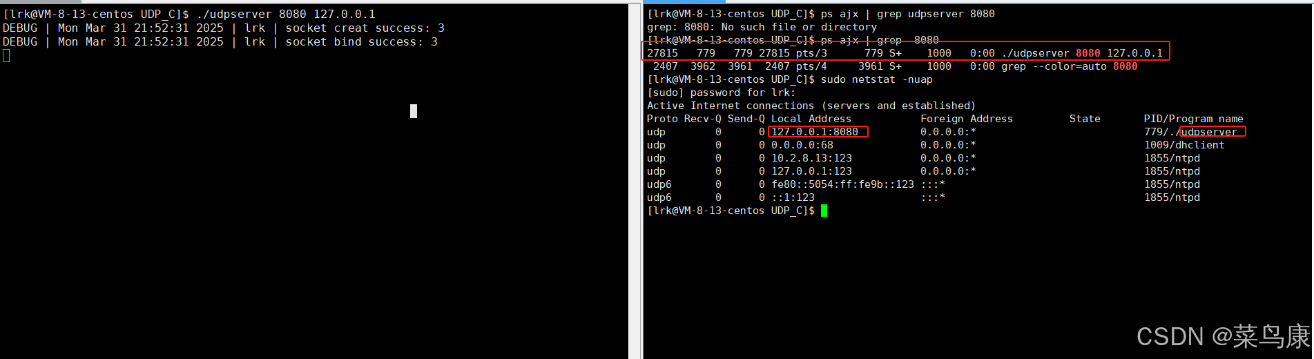 Linux网络编程——UDP网络通信的简单实现_linux udp编程-CSDN博客