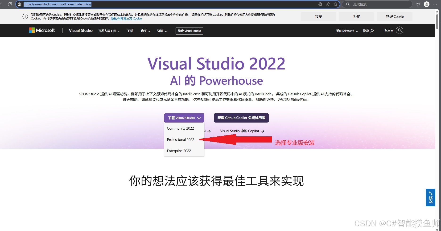 Visual Studio2022安装教程_visual studio 2022官网-CSDN博客