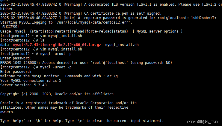 Linux|MySQL数据库|MySQL5.7版本数据库安装后的远程连接开启和重置密码（not allowed to connect to this MySQL server）_linux宝塔 ...
