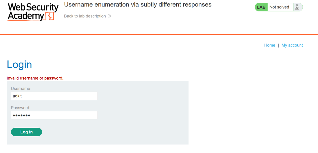 Portswigger lab--Authentication_username enumeration via different responses-CSDN博客