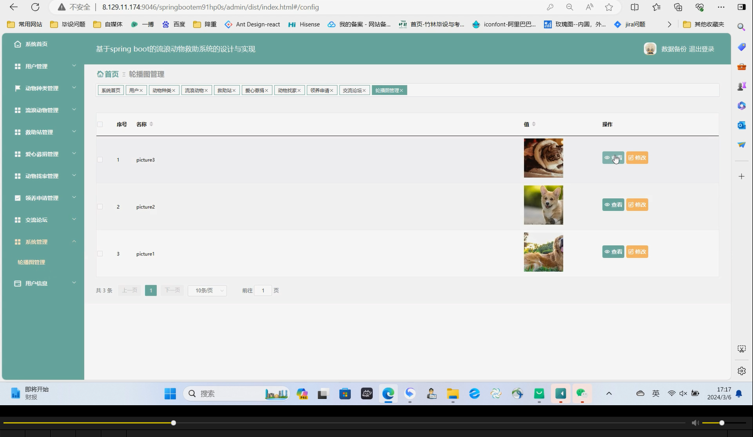 基于SpringBoot+Vue的流浪动物管理系统管理系统设计与实现【Java+MySQL+MyBatis完整源码】-CSDN博客