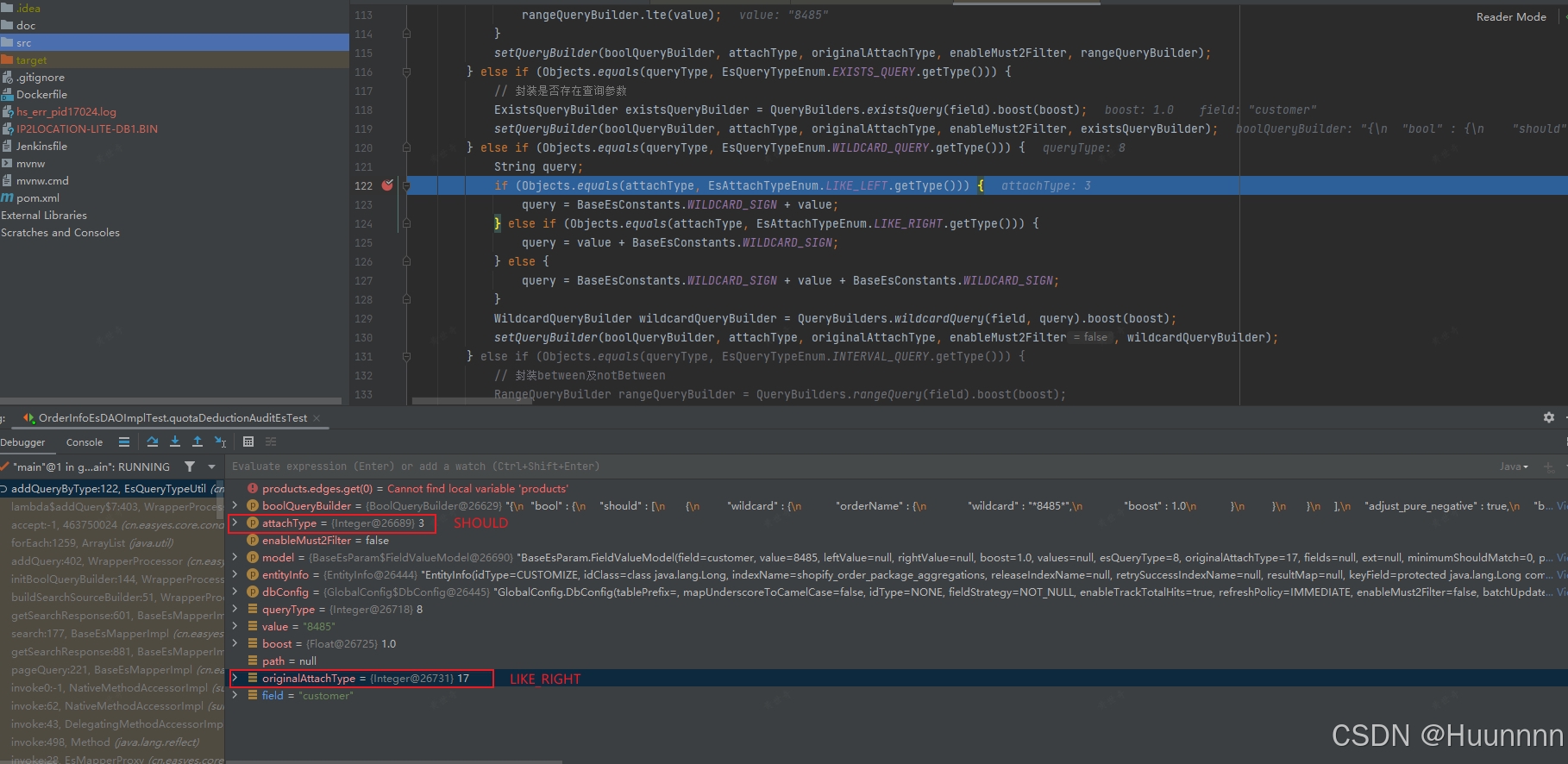 源码探索---EasyEs在and嵌套or时使用likeRight不符合预期_easy es like-CSDN博客