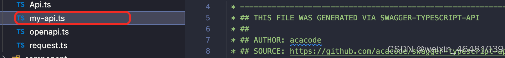 vue3 使用 swagger-typescript-api 教程-CSDN博客