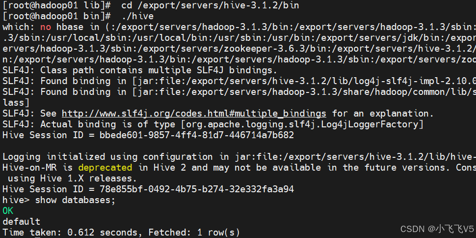 hadoop集群搭建之 hive安装手册（3.1.2）_hive 3.1.2启动-CSDN博客