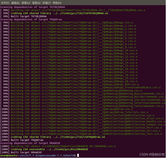 OCCT在linux以及windows下环境搭建以及测试_occt官网-CSDN博客