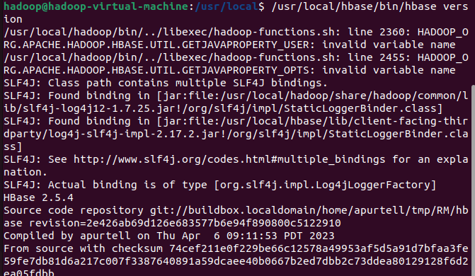实验三 熟悉HBase常用操作_hbase2.5.4安装和编程实践指南实验报告-CSDN博客