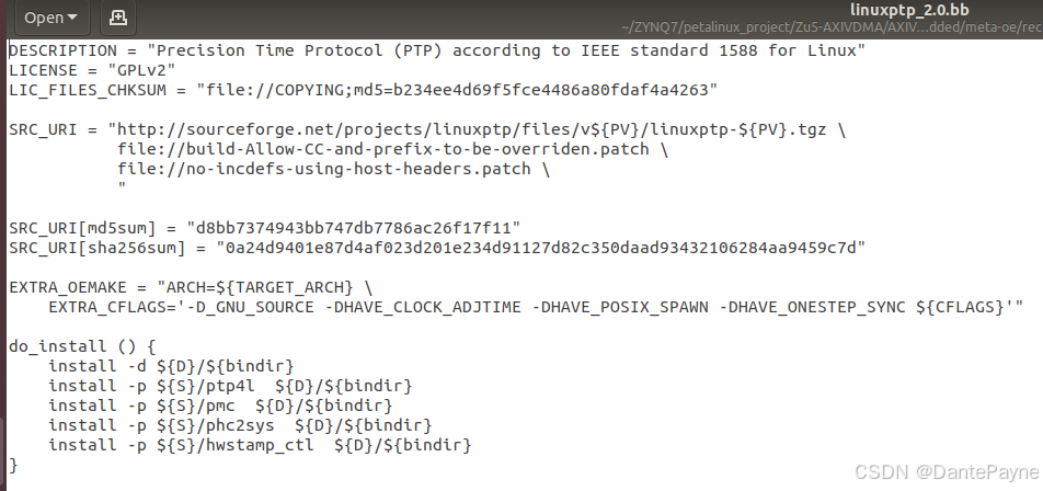 【ZynqMP】如何在Petalinux工程内将Linuxptp从V2.0升级至V3.1.1_petalinux ptp-CSDN博客