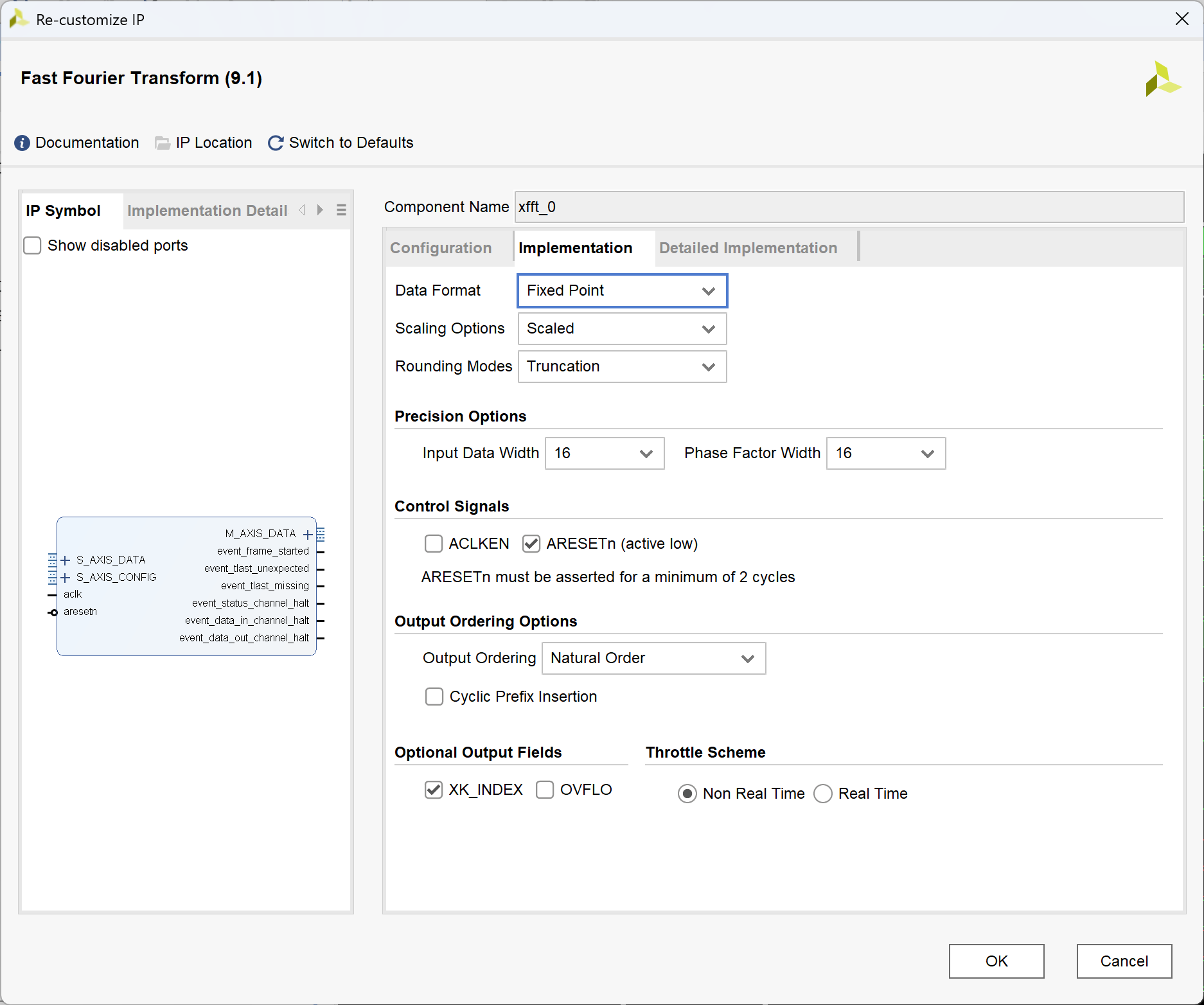 VIVADO中FFT核的使用(FPGA计算FFT和IFFT)_vivado fft-CSDN博客