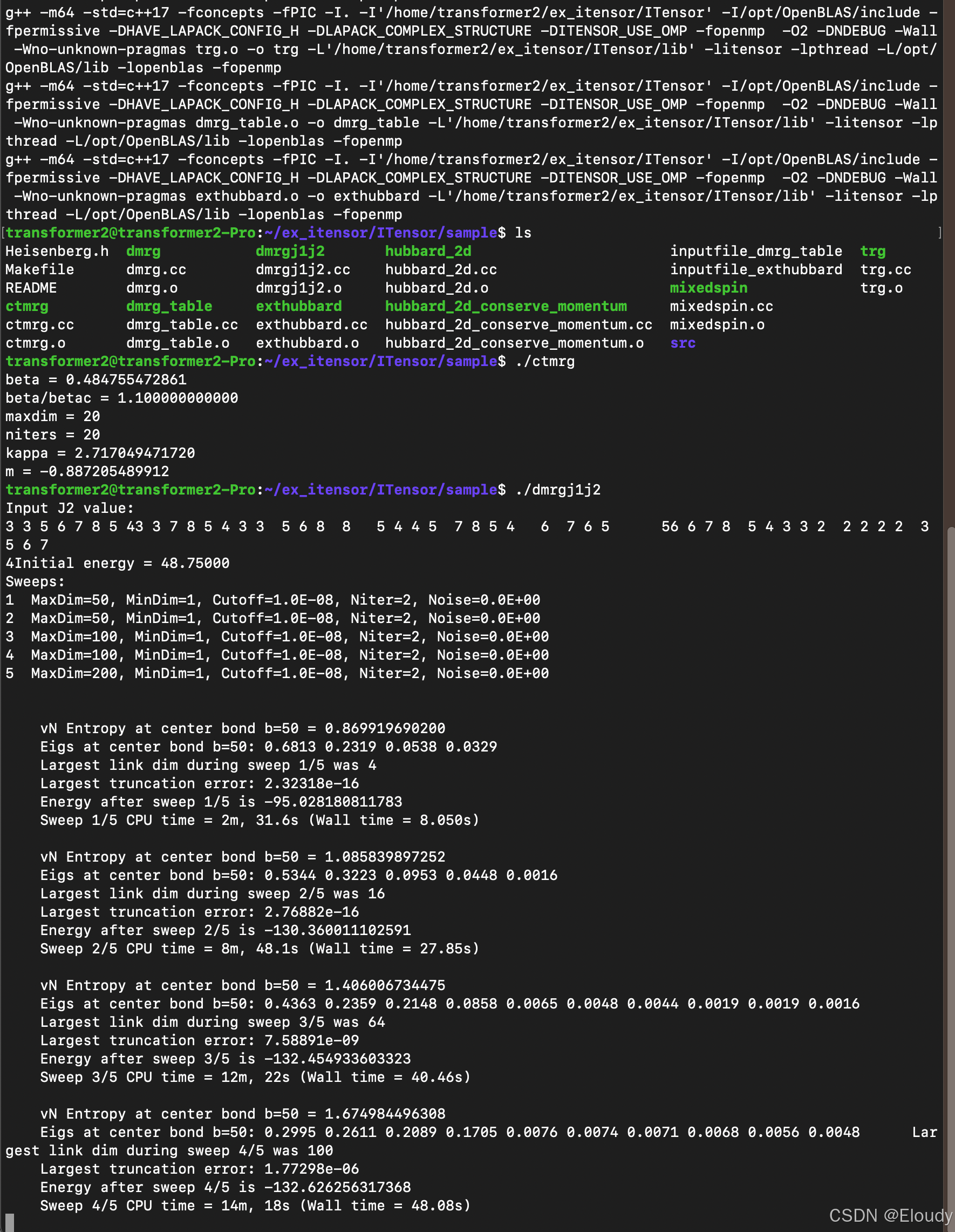 张量计算神器 Itensor 简介-CSDN博客