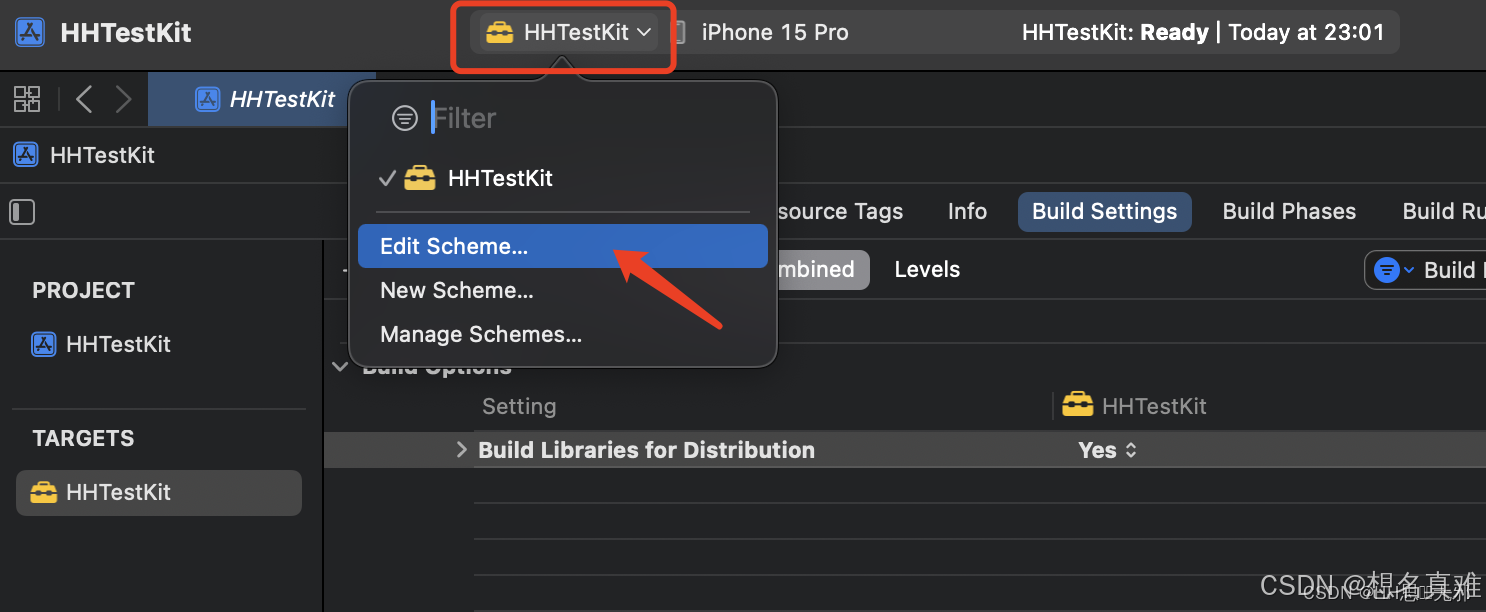Xcode15 Swift 制作 XCFramework_xcframework制作-CSDN博客