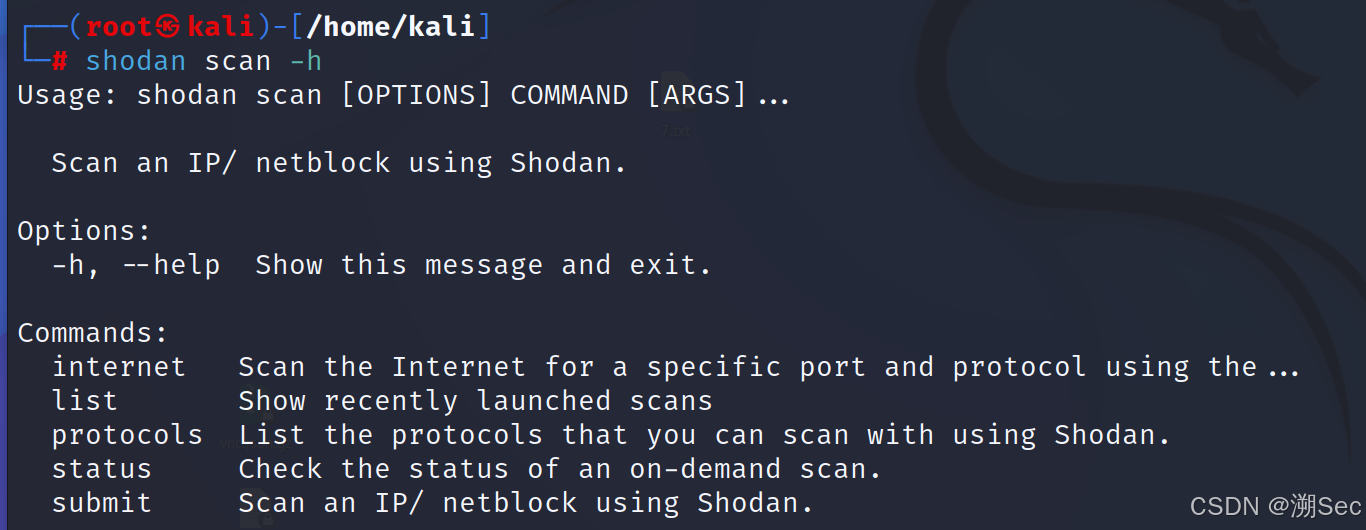 shodan（七--完结）scan、stats等参数使用_shodan info-CSDN博客