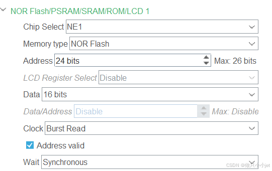 STM32(H7)学习记录-13 FMC连接norflash(JS28F256P30TFE）_28f256p30读写-CSDN博客