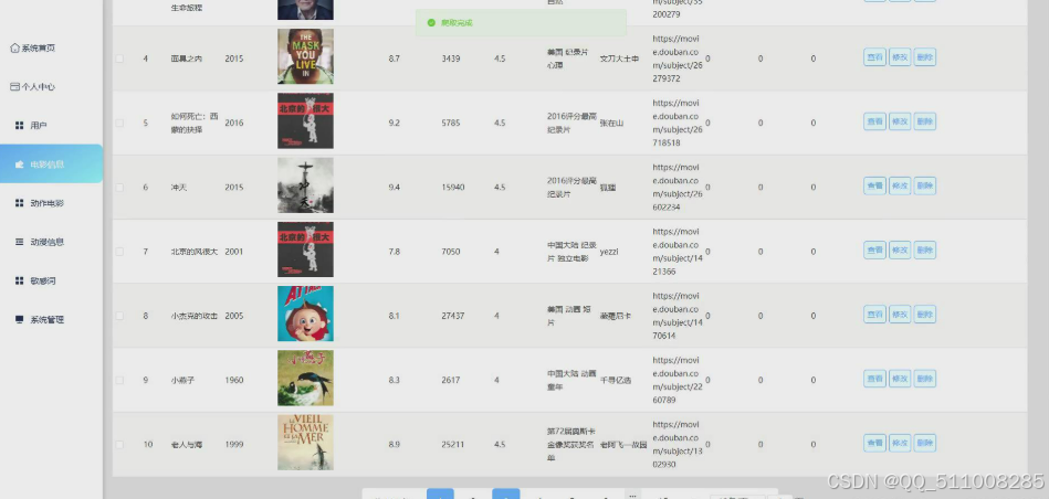 python+springboot+django/flask的豆瓣电影数据可视化分析设计与实现 大数据 可视化分析-CSDN博客